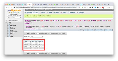 using php to display a sql table for usage on c program stack mobile