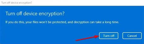 Turn On Or Off Device Encryption On Windows 11