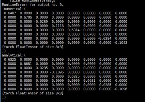 precision problem in gradient check of custom function autograd