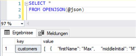 sql server vs json data warehousing bissantz and company