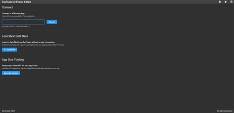 flutter how do i fix dart devtools widget inspector that is stuck