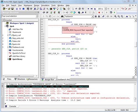 hdl debugging in active hdl application notes documentation
