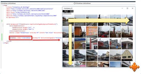 universal app gridview wie ein wrap panel zur laufzeit mit elementen