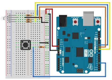 inolab rgb led on switch arduino project hub
