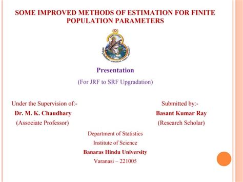 Calibration Approach For Parameter Estimation Pptx