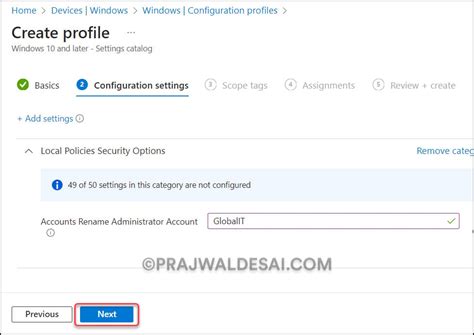 Rename Built In Administrator Account Using Intune