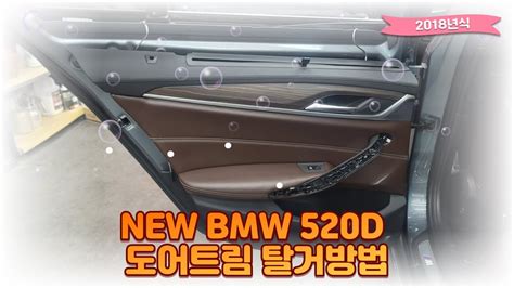 뉴bmw520d 도어트림 탈거방법 How To Remove The New Bmw520d Door Trim Youtube