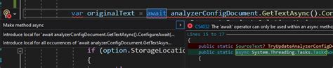 automatically add the usings for system threading tasks in the make