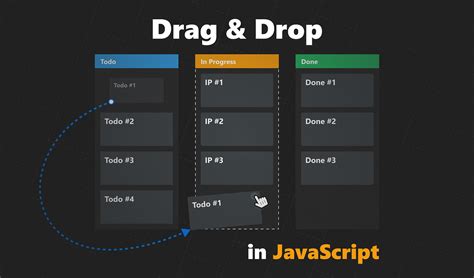 how to create native drag and drop functionality in javascript by