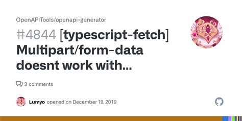 [typescript fetch] multipart form data doesnt work with requestbody