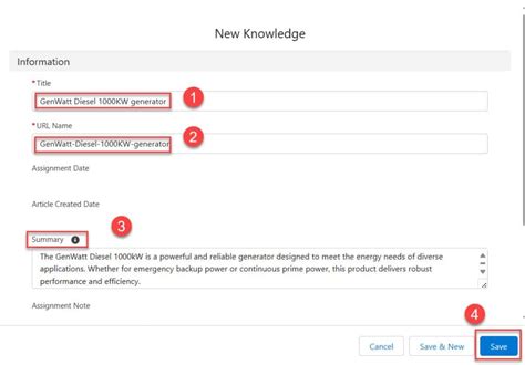 How To Create A Knowledge Article In Salesforce Salesforce Faqs