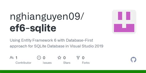 github nghianguyen09 ef6 sqlite using entity framework 6 with