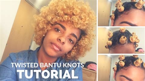Bantu Knot Tutorial 3c 4a Hair Natural Hair Youtube