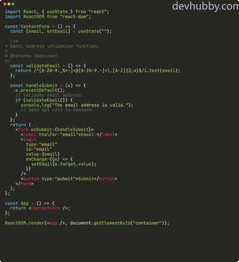 How To Validate Email In React Js