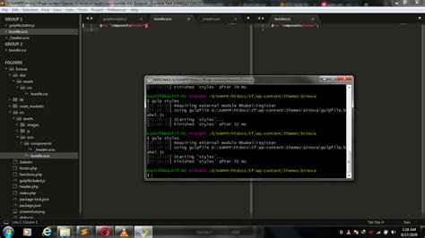 css use rule not working in gulp sass using sublime text 3 stack