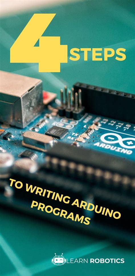 here are the four steps to writing any arduino program learn them and