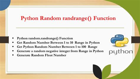 python random randrange function spark by {examples}