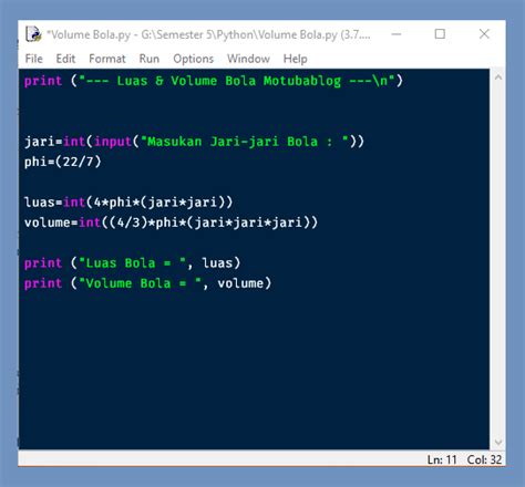 cara membuat coding python kumpulan tips