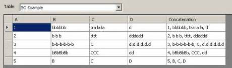 c better way to add comma separated value to a datatable column when