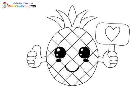Dibujos De Piña Para Colorear