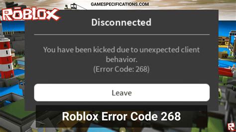 How To Fix Error Code 268 Roblox On Pc And Mobile [100 Working] Game