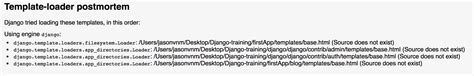 python django templates folder stack overflow