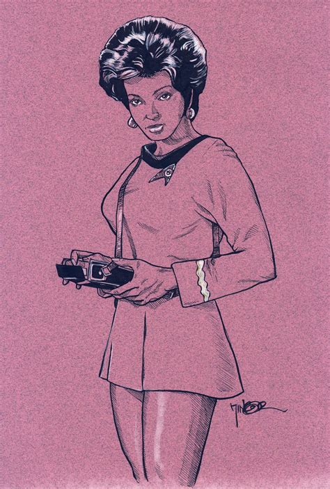 Nichelle Nichols As Lt Nyota Uhura By Jerantino On Deviantart
