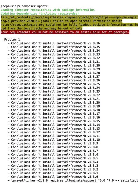 php version downgrade from laravel 6 11 0 to laravel 5 8 stack overflow