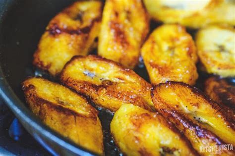 The Kitchenista Diaries Pan Fried Plantains With Sea Salt Plantains