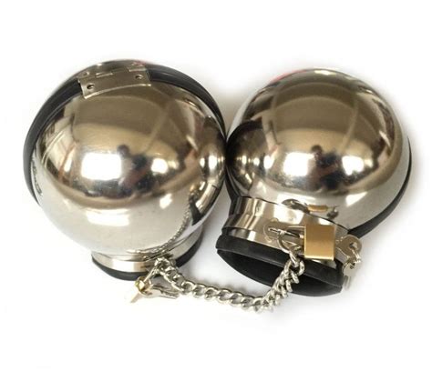 Sex Latest Luxury Bdsm Male Female Stainless Steel Ball Manacle Wrist