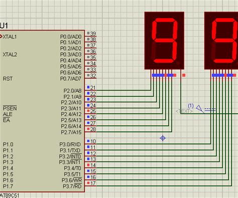 how to count from 0 to 99 using 8051 microcontroller with