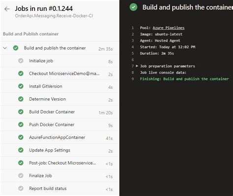 deploy a docker container to azure functions using an azure devops yaml