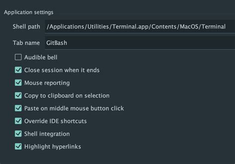 phpstorm opens git bash in a separate window than the ide ides