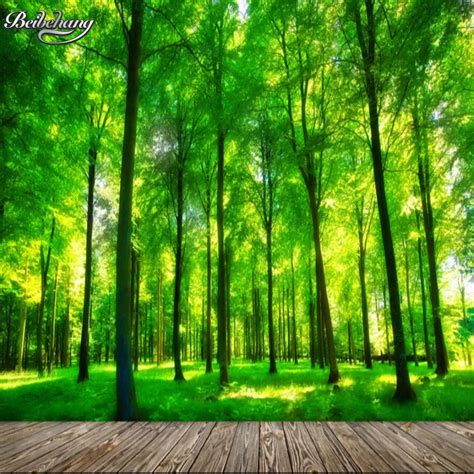 Beibehang 3d Photo Wallpaper Natural Forest Mural Bedroom Living Room