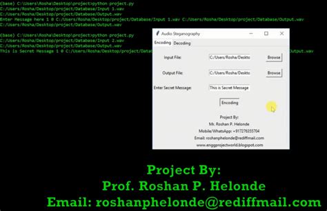 audio steganography using python source code secret message hiding in