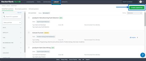 creating an html or css or javascript question hackerrank support center