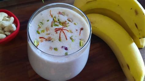 Banana Dry Fruit Milk Shake Instant Healthy And Nutritious Dry
