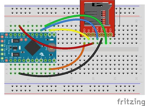 microsd shield and sd breakout hookup guide