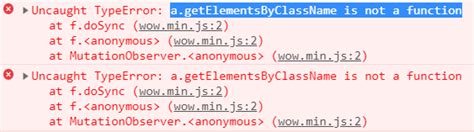 element getelementsbyclassname is not a function · issue 243