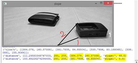 python the slopes angles are not getting calculated