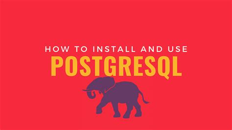 how to install and use postgresql 13 on centos 7 yallalabs