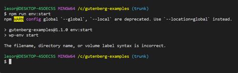 node js how do i fix the filename directory name or volume label