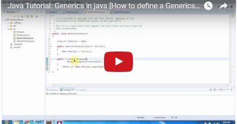 java ee java tutorial generics in java [how to define a