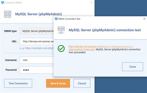 how to backup phpmyadmin with sqlbak test connection sqlbak blog