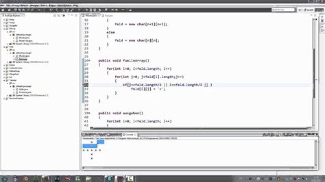 java eclipse zweidimensionales array stern zeichnen java tutorial
