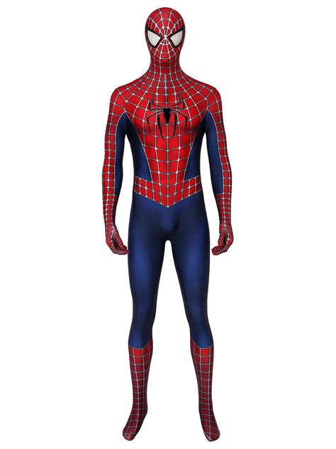 Spider Man Costume Movie Quality Replica Cosplay Suit Raimi Tobey