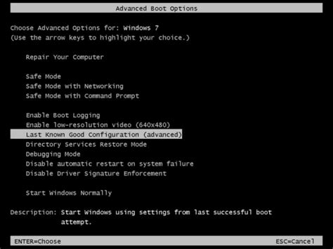 How To Boot Into Last Known Good Configuration Windows 7 10 Minitool
