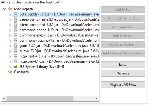 jar files seems to be missing for the java 3 3 1 version