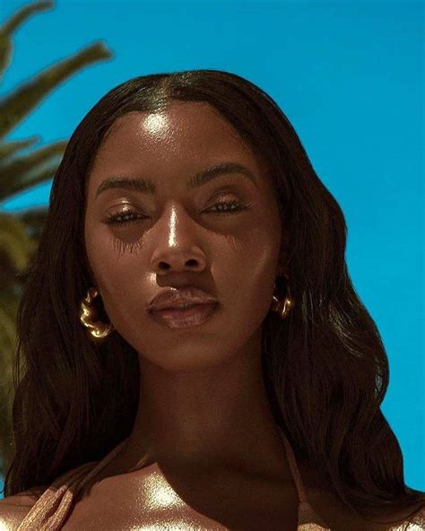 Melanin Beauty 🍯 On Instagram “glowing 😍🍫 ” Dark Skin Beauty