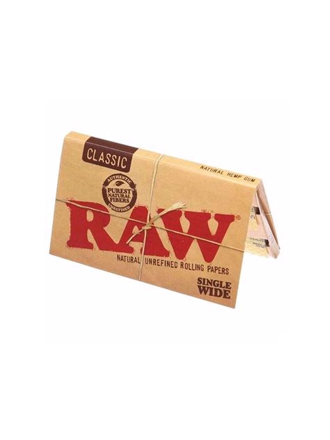 Raw Classic Single Wide Double Feed Rolling Papers Free Shipping